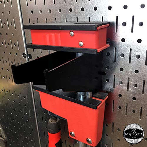 Wall Control Woodworking Tool Storage Organization Kit - Lazy Guy DIY Edition Wood Working Tool Supply Organizer for Do-It-Yourself Woodworkers and Makers (Metallic Pegboard)