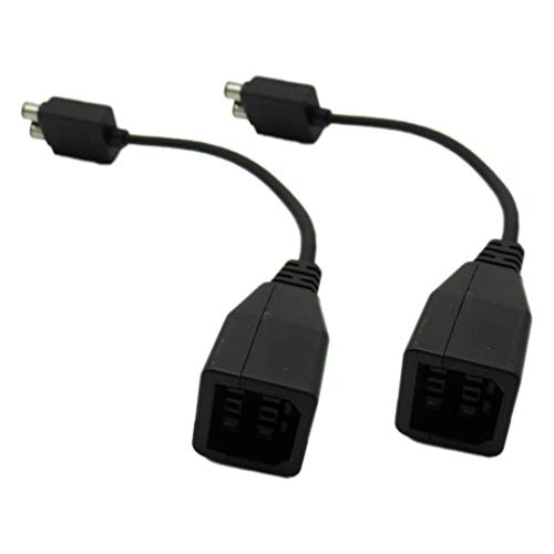 USonline911 2Pcs AC Power Supply Socket Converter Adapter Cord Cable for Xbox 360 to Xbox ONE