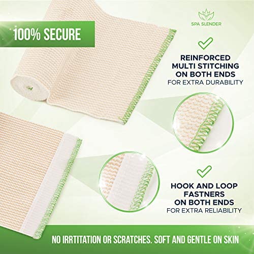 Premium Elastic Bandages Combo - Self Grip Closure – Non-Latex – 2 x 2-inch, 2 x 3-inch and 2 x 4-inch Wide Compression Bandages - Ideal for Sports, Soreness, Injury and Support