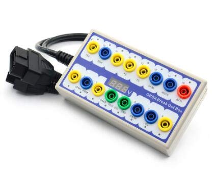 OBDII Diagnostic Scan Detector & Break Out Box, OBD2 Breakout Box, OBD line Signal , Auto ECU Connector