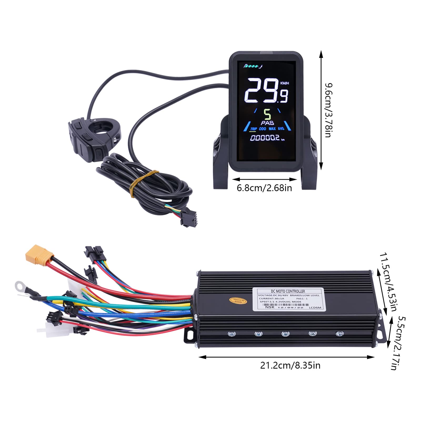 MANULOOT 700C Ebike Conversion Kit E-Bike Rear Wheel Conversion Kit, 48V 1000W Rear Wheel Electric Bike Conversion Kit with LED Display, Brushless Gearless Hub Motor Kit| US Stock