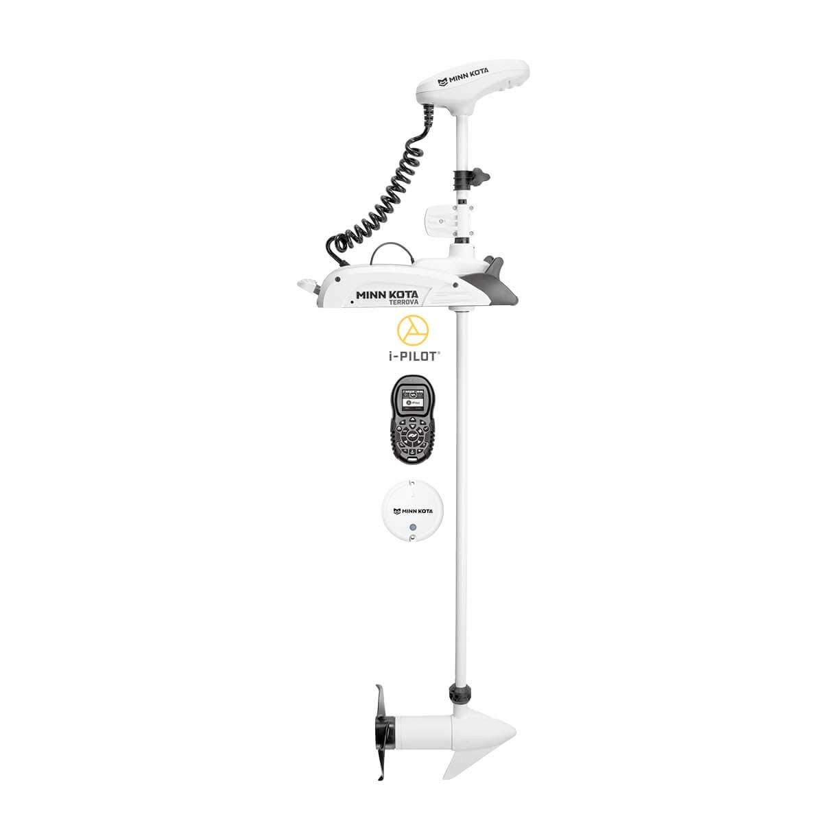 Minn Kota 1363708 Riptide Terrova Saltwater Electric-steer Bow-Mount Trolling Motor with Digital Maximizer & i-Pilot GPS, 55 lbs Thrust, 60" Shaft