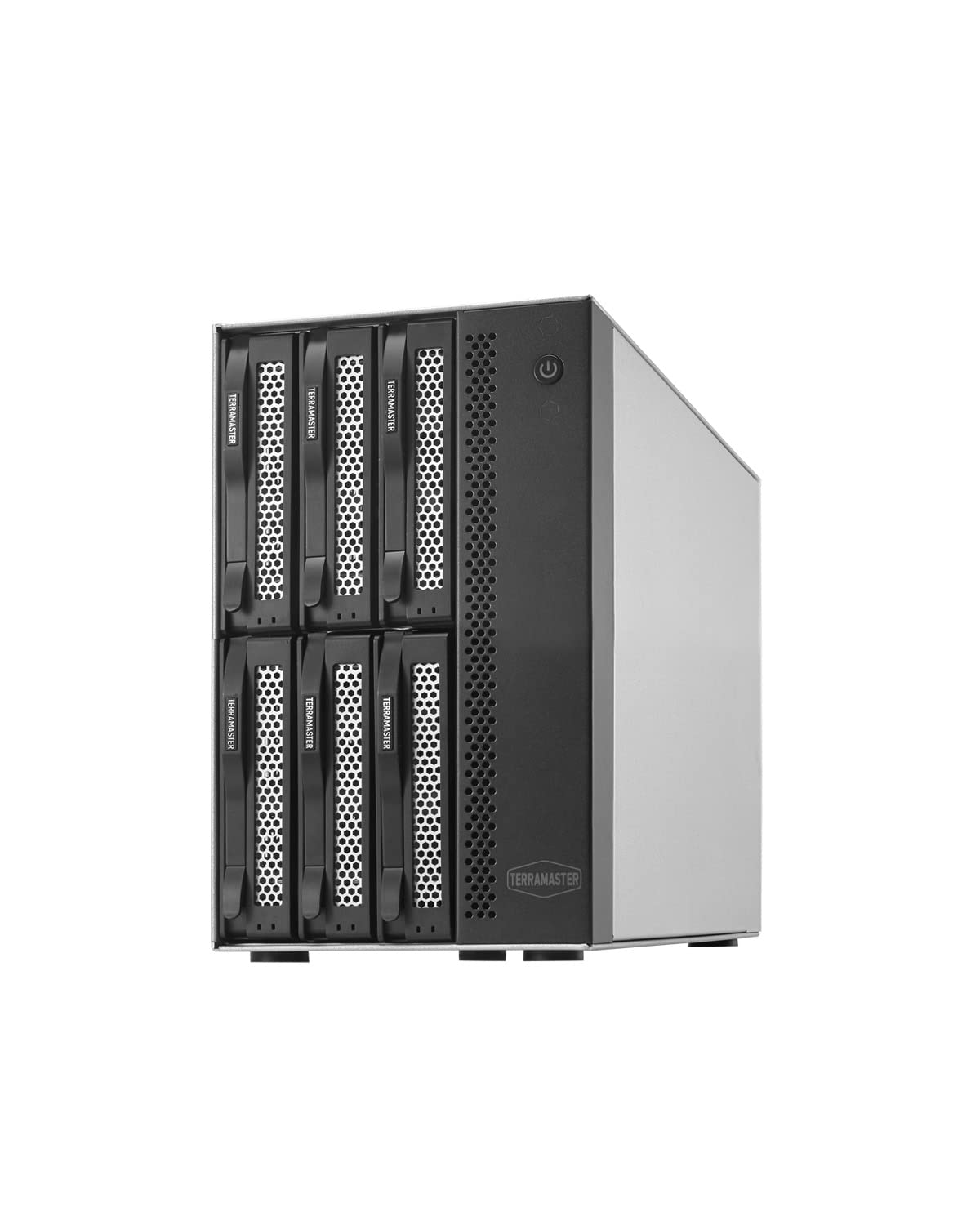 TERRAMASTER T6-423 6Bay NAS Storage - High Performance for SMB with N5095 QuadCore CPU 4GB DDR4 Memory, 2.5GbE Port x 2, Network Storage Server, Diskless
