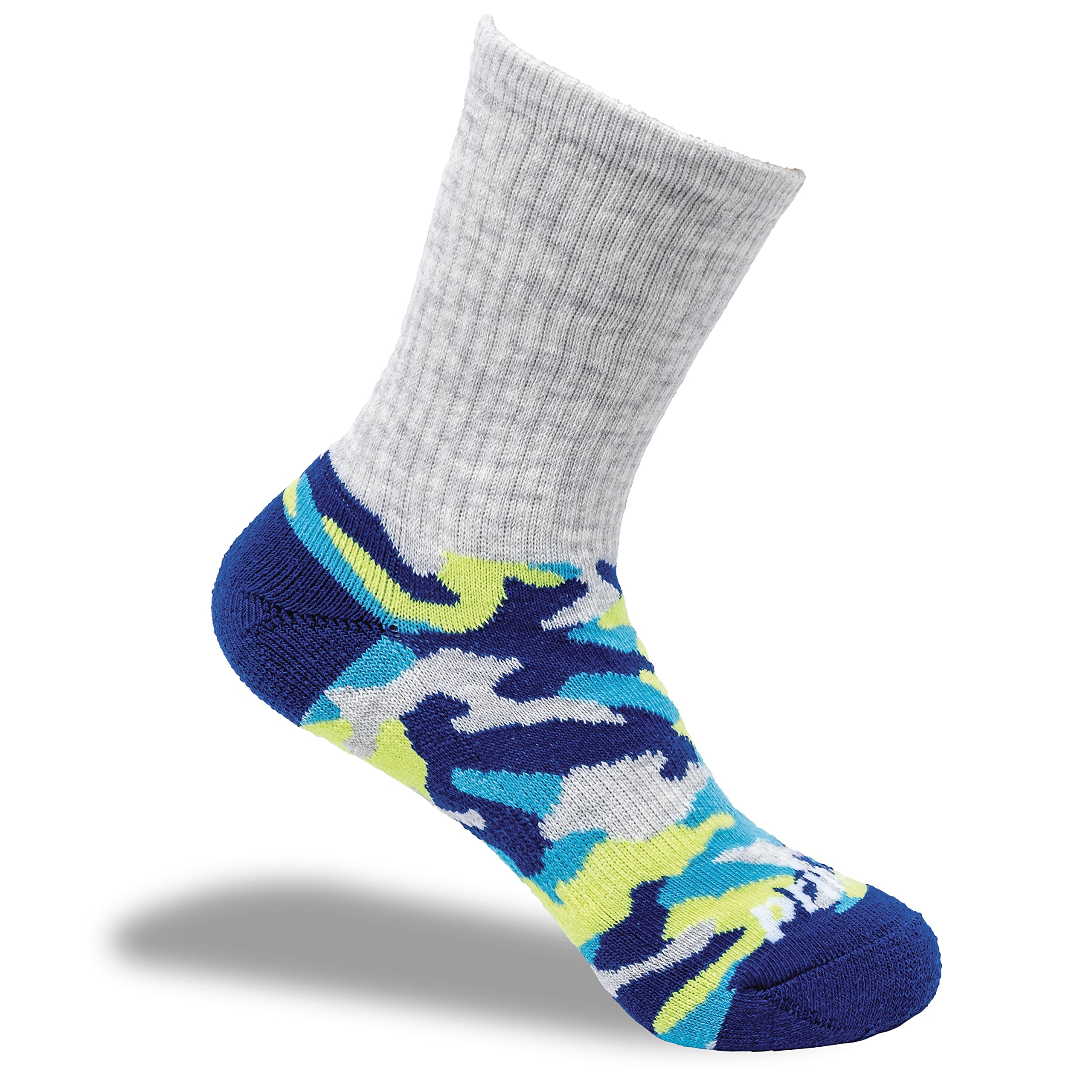Prince Boys' Crew Length Athletic Socks with Cushion for Active Kids (6 Pair Pack)…