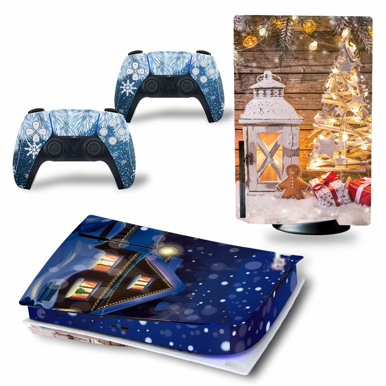 Top factory BUCEN for PS5 Skin Disc Edition & Digital Edition Console and Controller Vinyl Cover Skins Wraps Scratch Resistant, Compatible 04460 Anti Scratch (Size : Digital Edition)