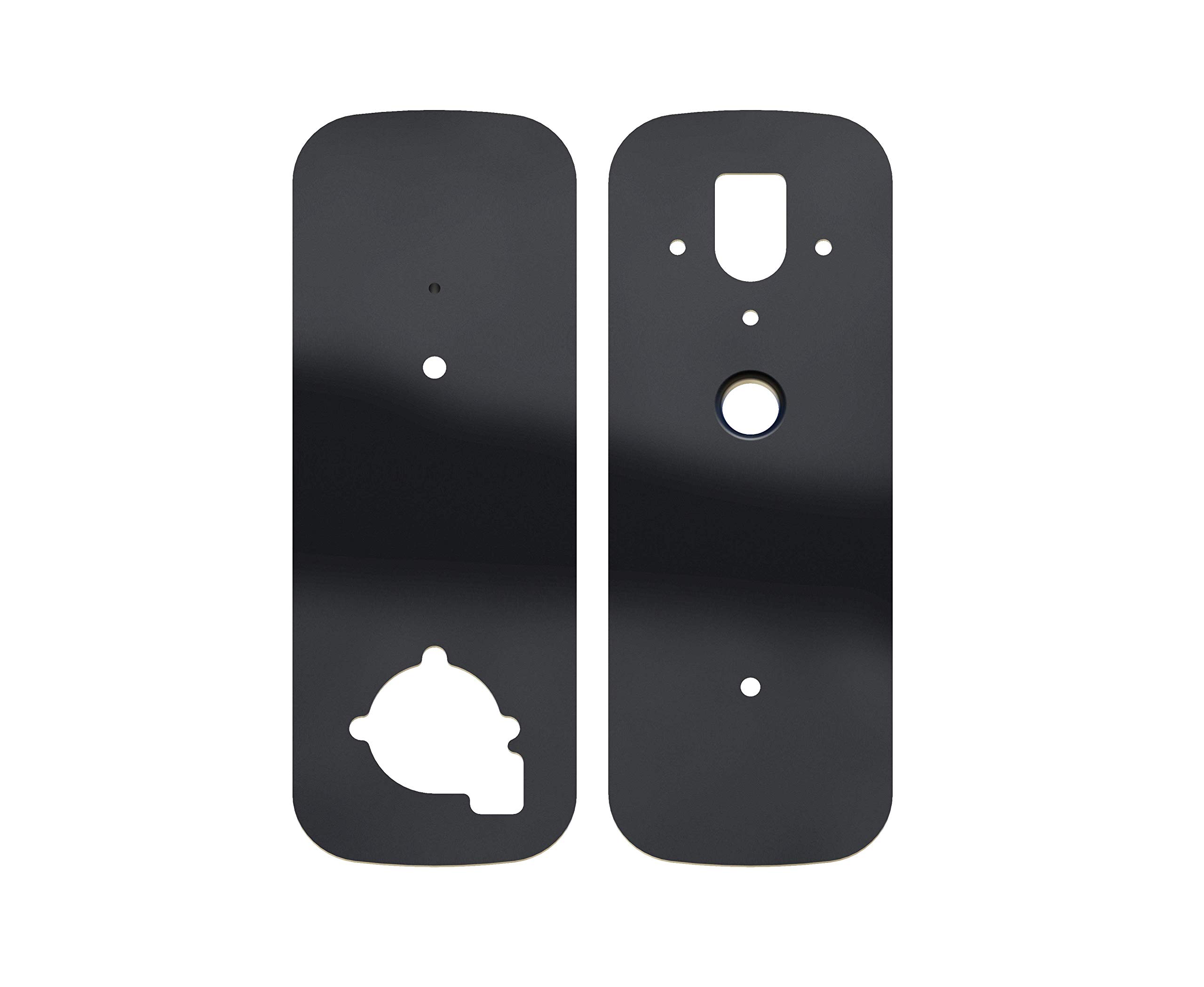 Lockly Secure Pro, Wi-Fi Smart Lock, Keyless Entry Door Lock, PIN GenieĀ® Keypad, 3D Biometric Fingerprint Sensor - Latch Edition & PGA006MB Deadbolt Cover Plate Accessory for Bluetooth Smart Locks