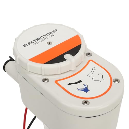Marine Electric Toilet Pump, Marine Toilet Conversion Kit High Efficiency Multiple Discharge for Yacht (24V 10A Maximum Flow Rate: 5.0 GPM/18.9 LPM)