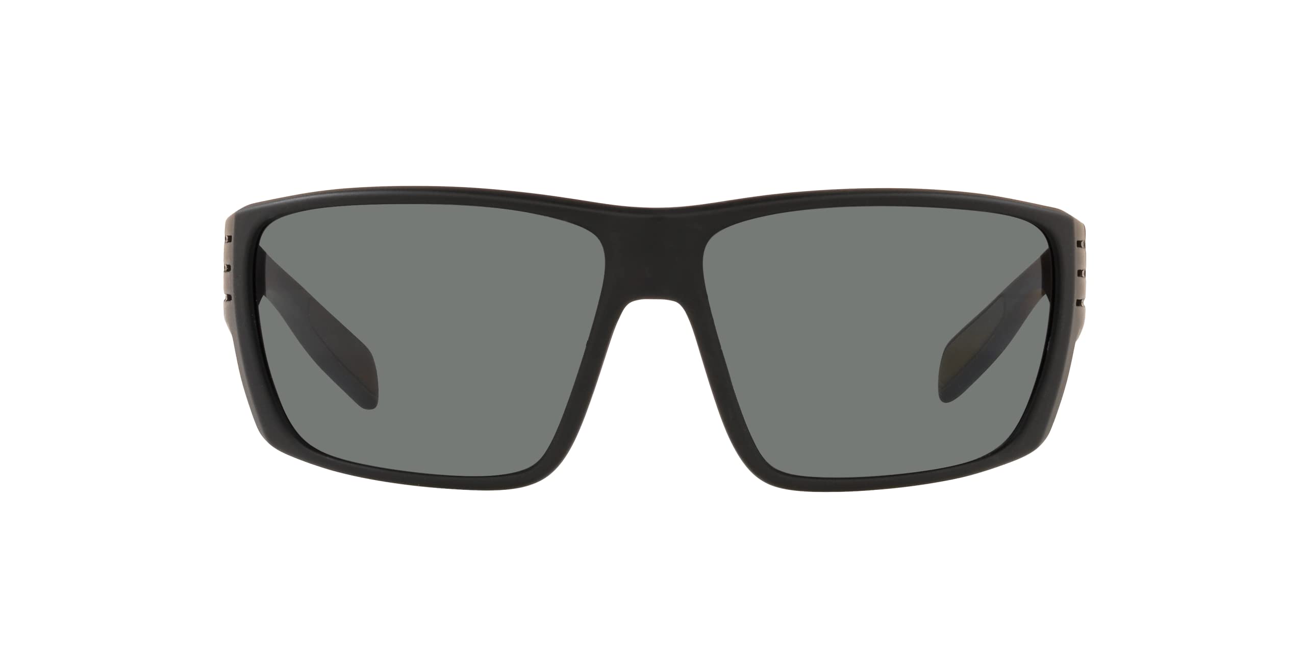 Native Man Sunglasses Matte Black Frame, Grey Lenses, 66MM