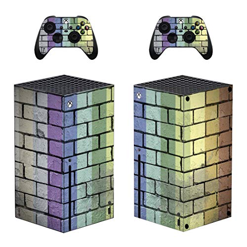 multi color Xbox Series X Skin Set Full Faceplates Skin Console & Controller Decal Stickers by FELIPE SEIJI KUBA
