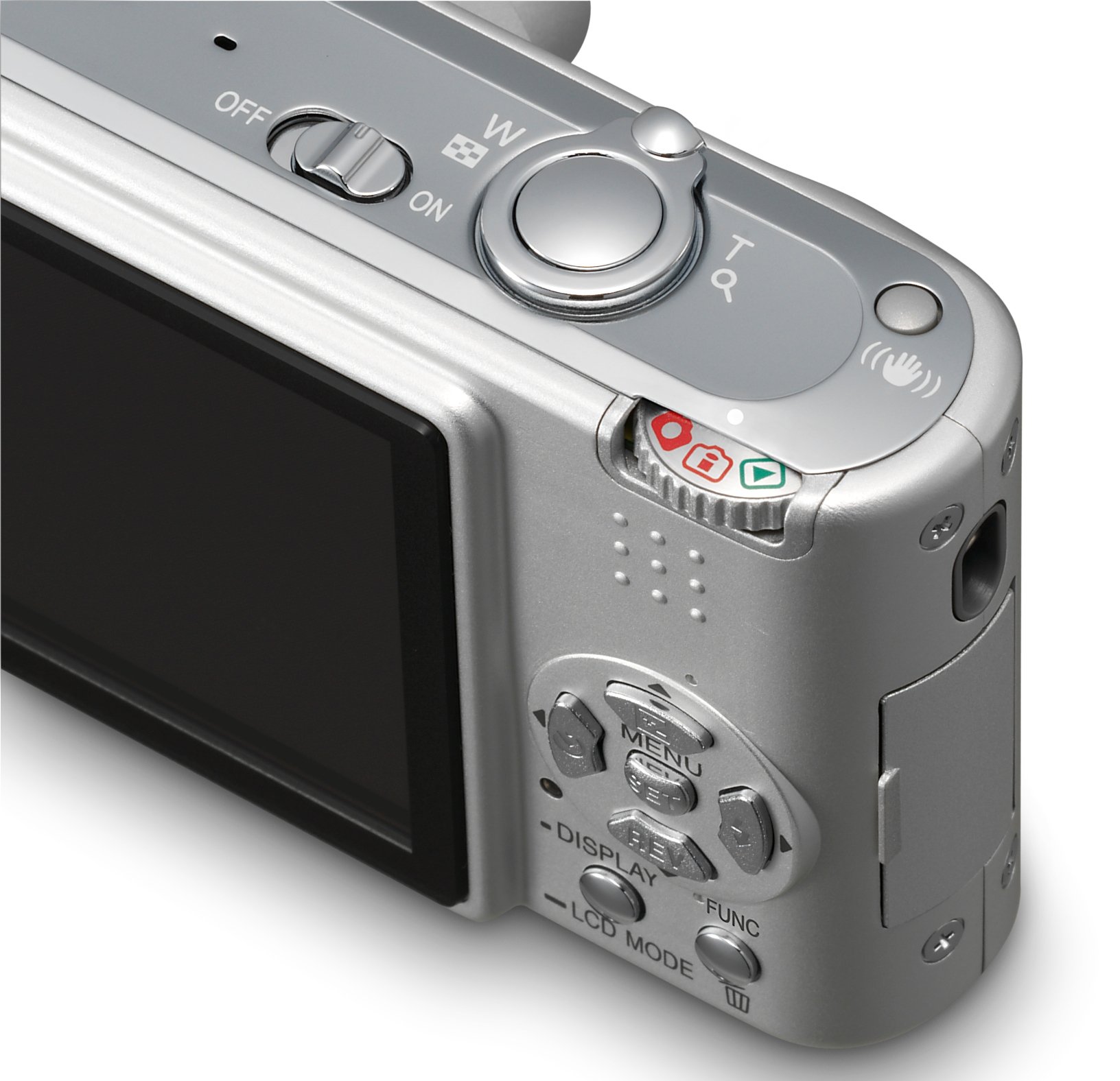 Panasonic Lumix DMC-FX12S 7.2MP Digital Camera with 3x Optical Image Stabilized Zoom (Silver)