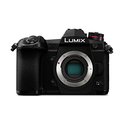 Panasonic Lumix G9 4K Mirrorless Digital Camera Body (Black), 20.3MP, Bundle with Vanguard Alta Pro 264AB 100 Aluminum Tripod with SBH-100 Ball Head, 32GB SD Card, LCD Protector, Cleaning Kit, Cloth