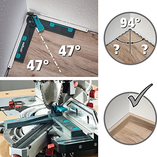 wolfcraft Angular Bevel Gauge for Mitre Saws I 6957000 I For measuring and transferring angles