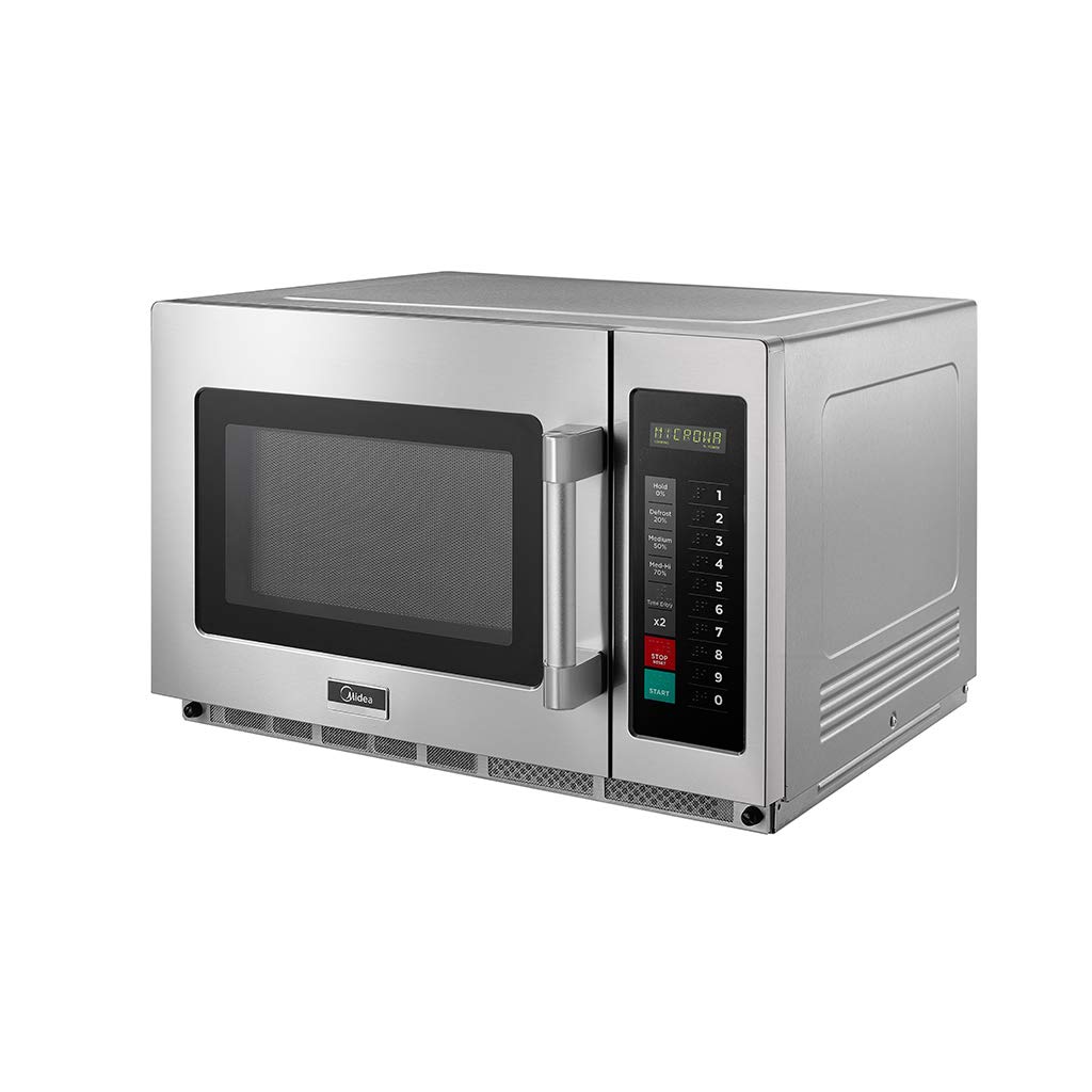 MIDEA Equipment 1834G1A Commercial Microwave, 1800 Watts, Stainless Steel