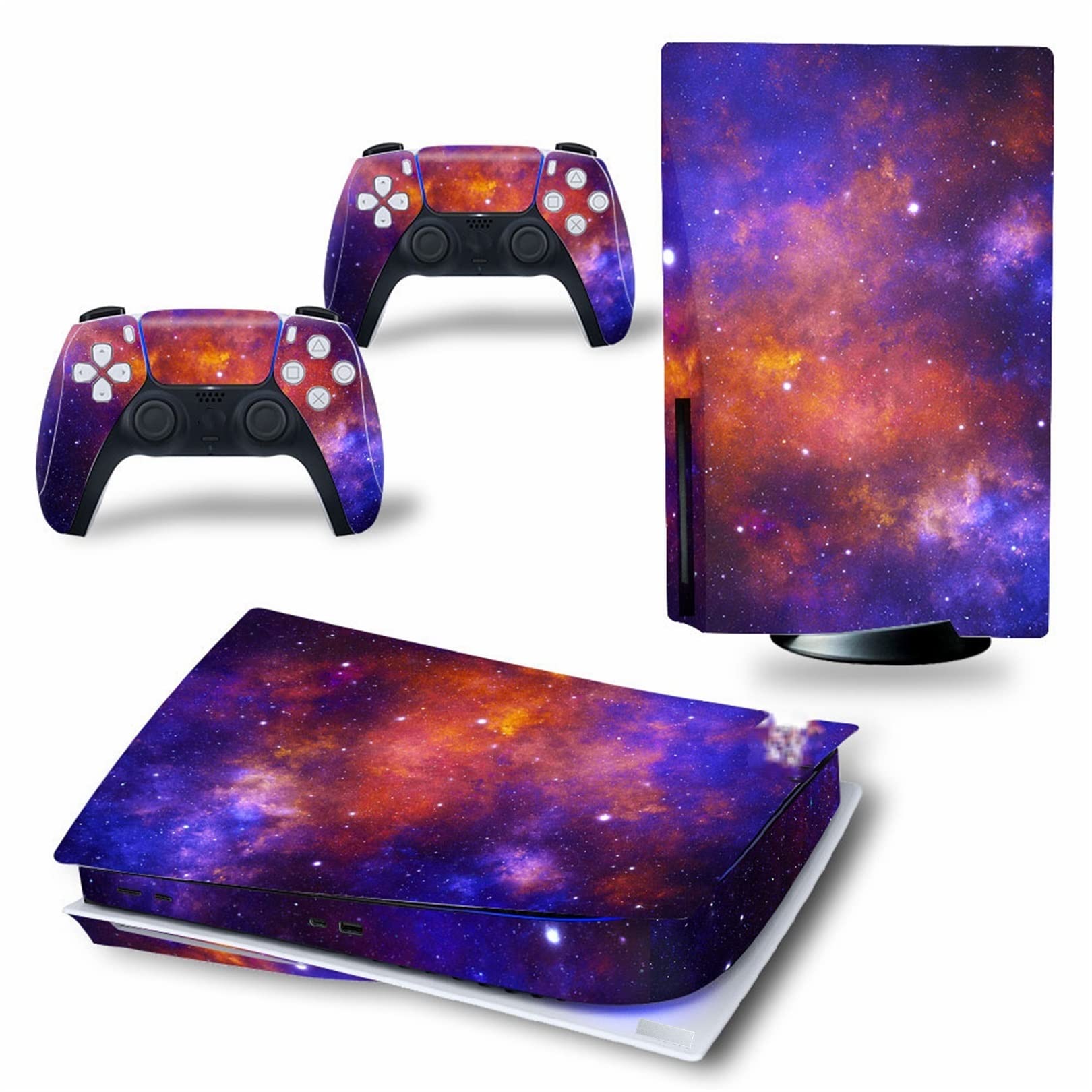 Top factory BUCEN for PS5 Skin Disc Edition & Digital Edition Console and Controller Vinyl Cover Skins Wraps Scratch Resistant, Compatible 63365 Anti Scratch (Size : Digital Edition)