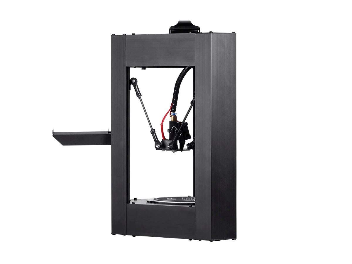 Monoprice Mini Delta v2 3D Printer (110 x 120mm) Heated Build Plate, PoloPrint Pro Wi-Fi, Auto Resume, Advanced Gcode Auto Leveling, Open Source, Works with PLA & ABS