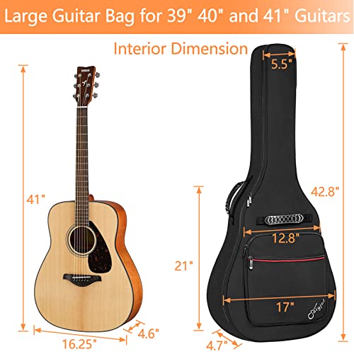 SNIGJAT 40 41 Inch Guitar Case for Acoustic Guitars