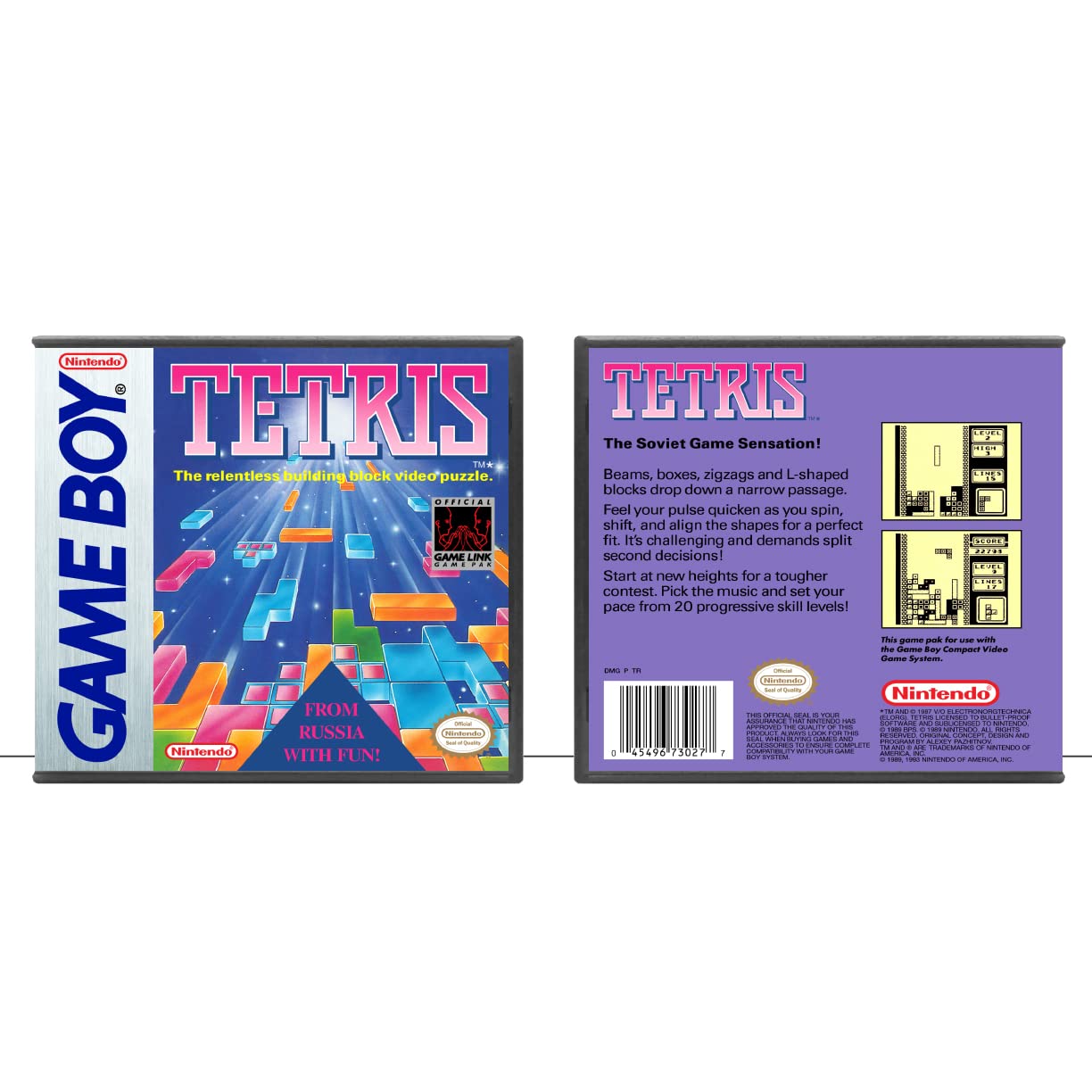 Tetris | (GB) Game Boy - Game Case Only - No Game