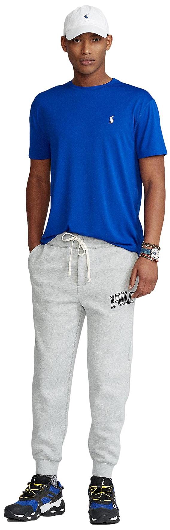 Polo Ralph Lauren Mens Crew Neck Performance T-Shirt (L, RoyalBlue)