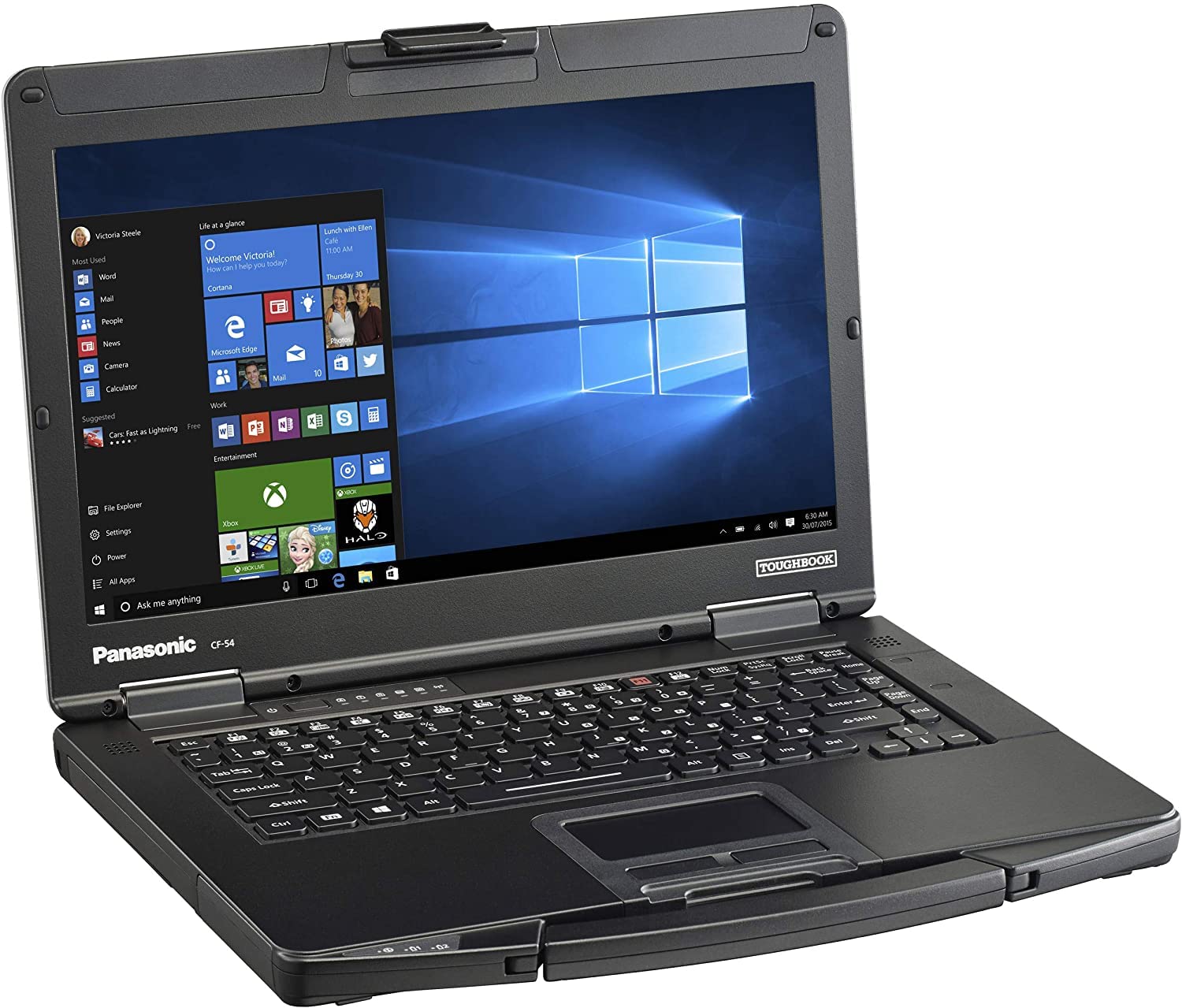 Panasonic Toughbook 54 14-inch Laptop - Intel Core i5-6300U 2.40GHz - 8GB - 256GB SSD - Wi-fi - Bluetooth - Backlit Keyboard - DVD - Windows 10 Pro (Renewed)