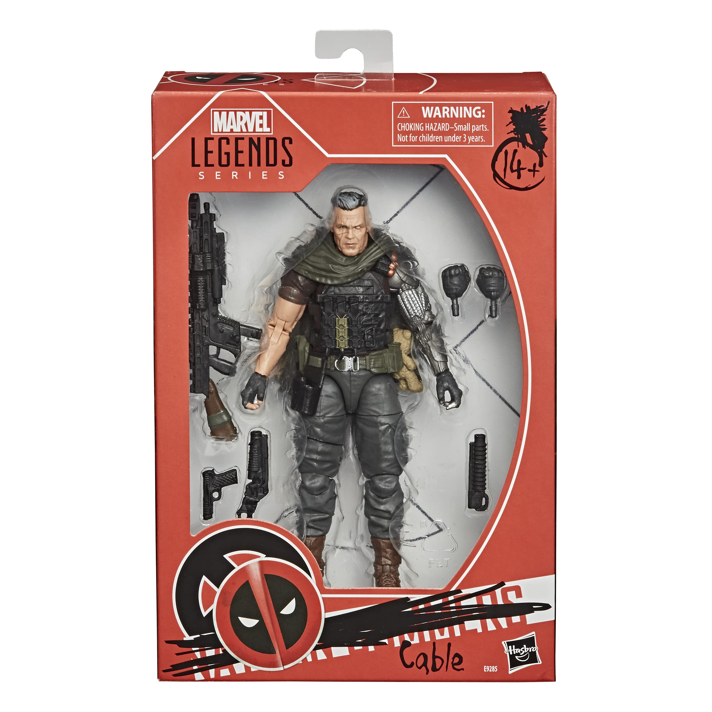 Marvel Hasbro Legends Series X-Men 15-cm Collectible Cable Action Figure Toy, Includes 5 Accessories, for Children Aged 14 and Up