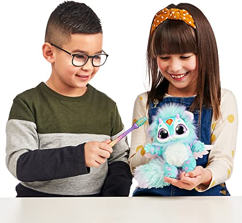 Magic Mixies Magical Misting Cauldron with Interactive 8 inch Blue Plush Toy and 50+ Sounds and Reactions, Multicolor