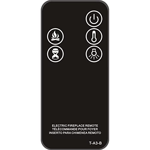 RCECAOSHAN Replacement for Twin Star ClassicFlame Classic Flame Electric Fireplace Stove Heater Infrared Remote Control 28EF022GRA 28EF022SRA 33EF022GRA 33EF022SRA