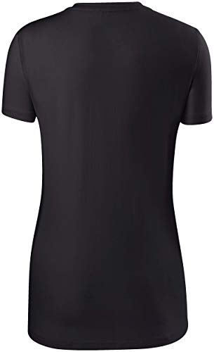 Mizuno womens 2.0 Mizuno 440647 9090 05 M Women s Volleyball 2 0 Attack Tee Shirt, Black, Medium US
