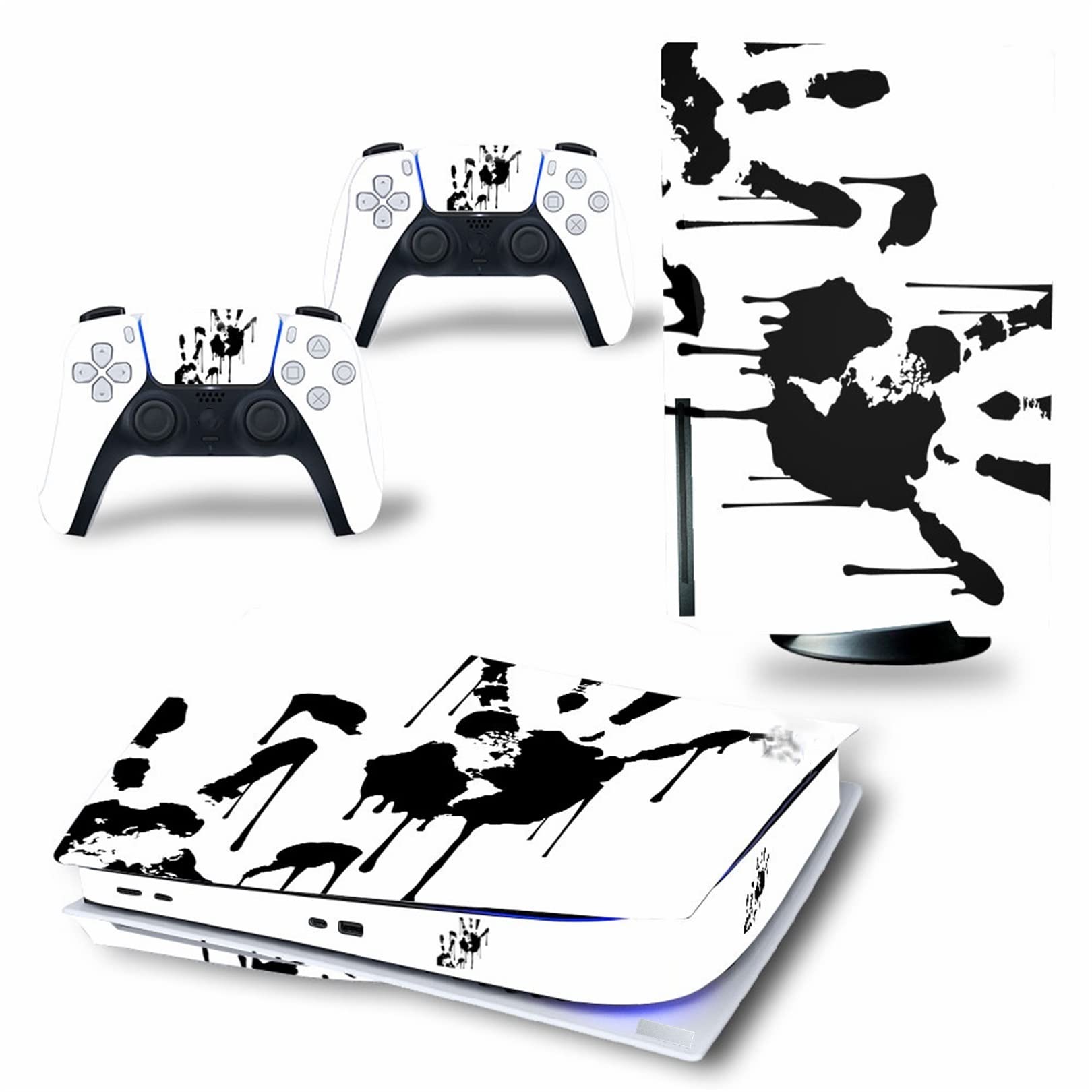 Top factory BUCEN for PS5 Skin Disc Edition & Digital Edition Console and Controller Vinyl Cover Skins Wraps Scratch Resistant, Compatible with for PS5 175285 Anti Scratch (Size : Digital Edition)
