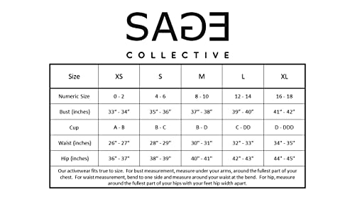 Sage Women's High Rise Moisture Wicking Tummy Control Slimming Stretch Yoga Athletic Ribbed Folded Edge High Waisted 7/8 Legging, Shark, Small
