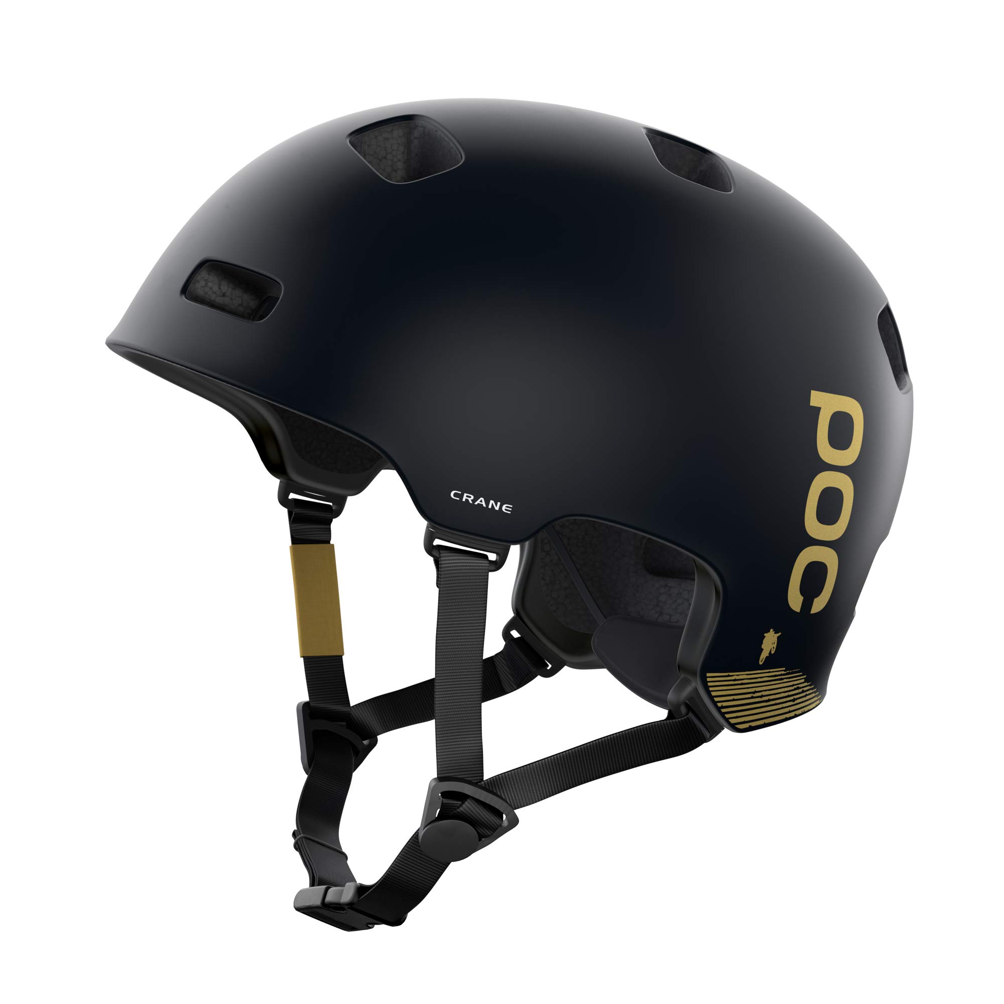 POC Crane MIPS Fabio Edition Helmet Uranium Black Matte/Gold, XS/S