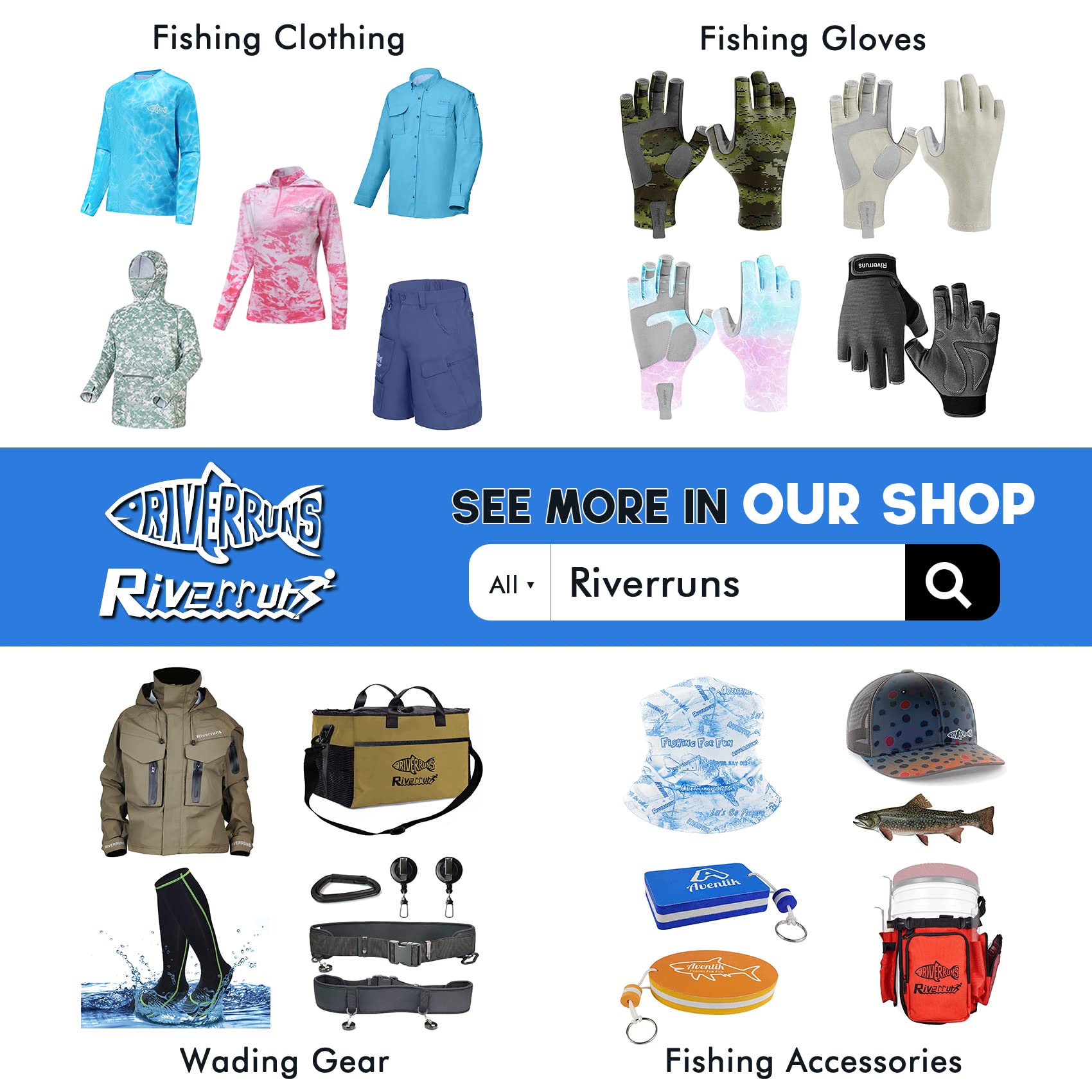 Riverruns 9 Pockets Performance Fishing Shorts, Water-Repellant Cargo Short, Breathable UPF 50+ Hiking Shorts Khaki