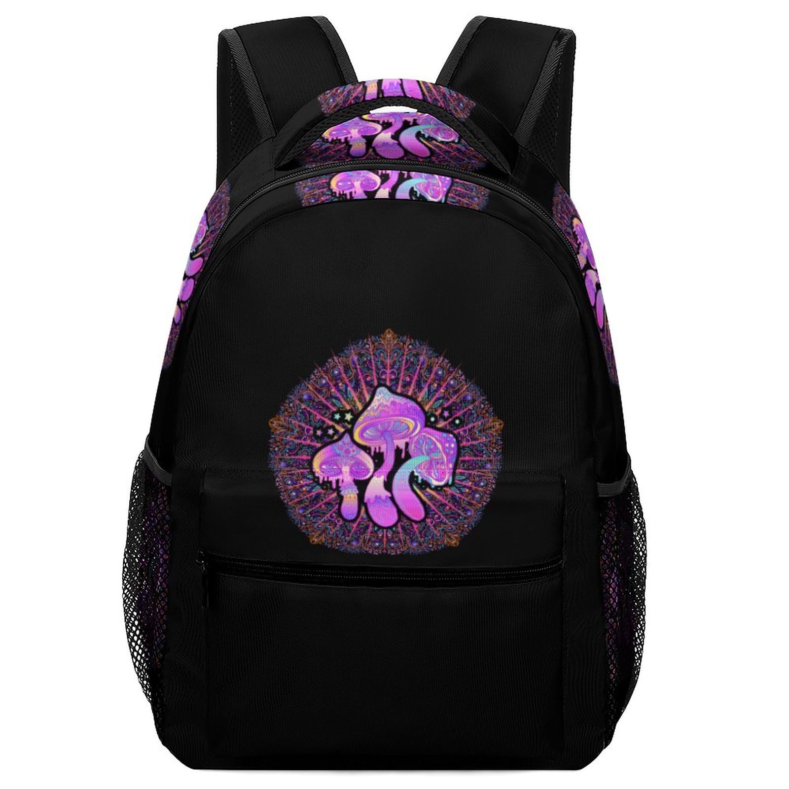 Psychedelic Mushrooms Lightweight Travel Backpack for Unisex Casual Laptop Bookbag for Camping