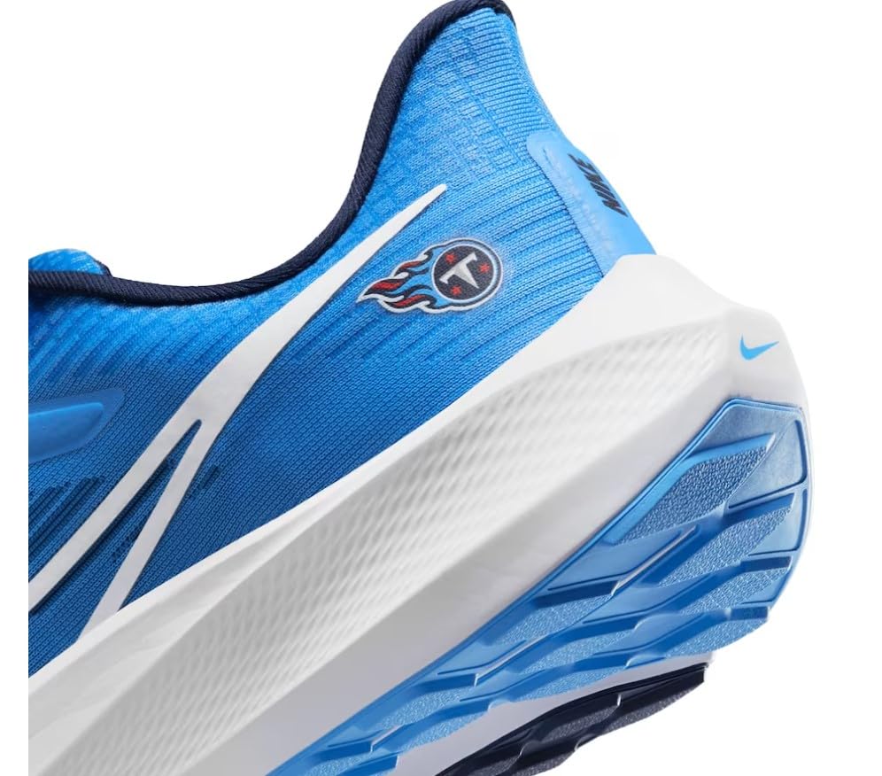 Nike AIR Zoom Pegasus 39, NFL Tennessee Titans, Size 12, Light Blue