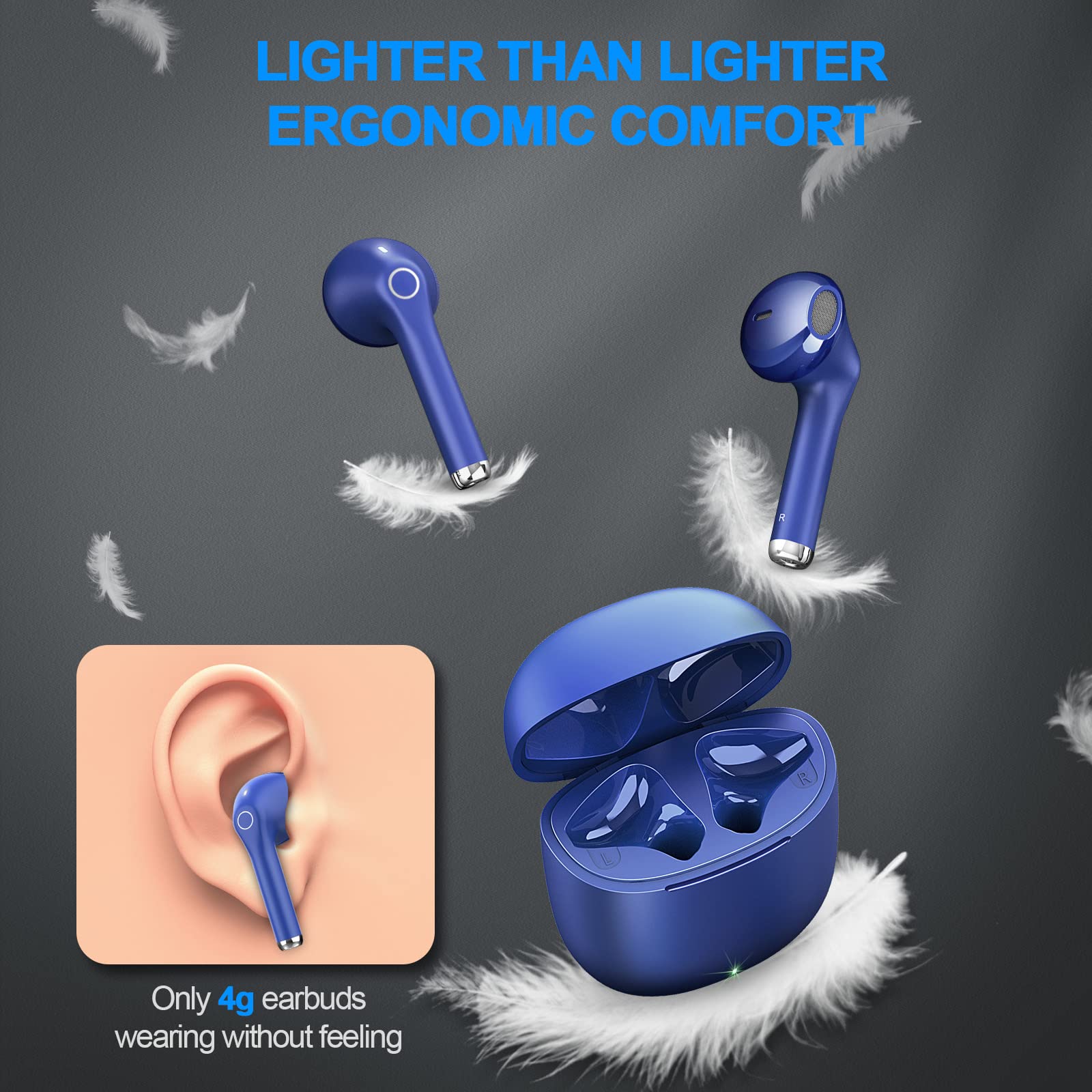 yobola Wireless Earbuds - Pink