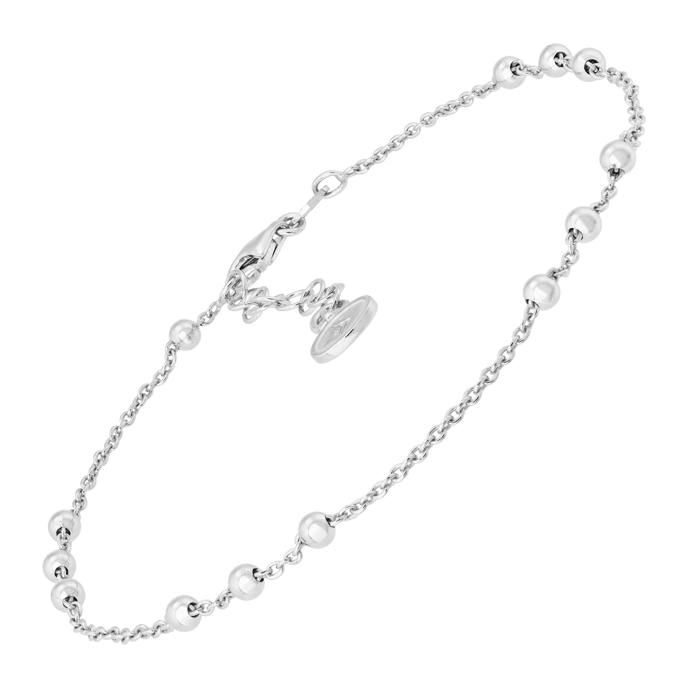 Silpada 'Bead Up' Yellow Gold-Plated .925 Sterling Silver Anklet for Women, Ankle Bracelet, Jewelry Gift Idea, 9" + 1"