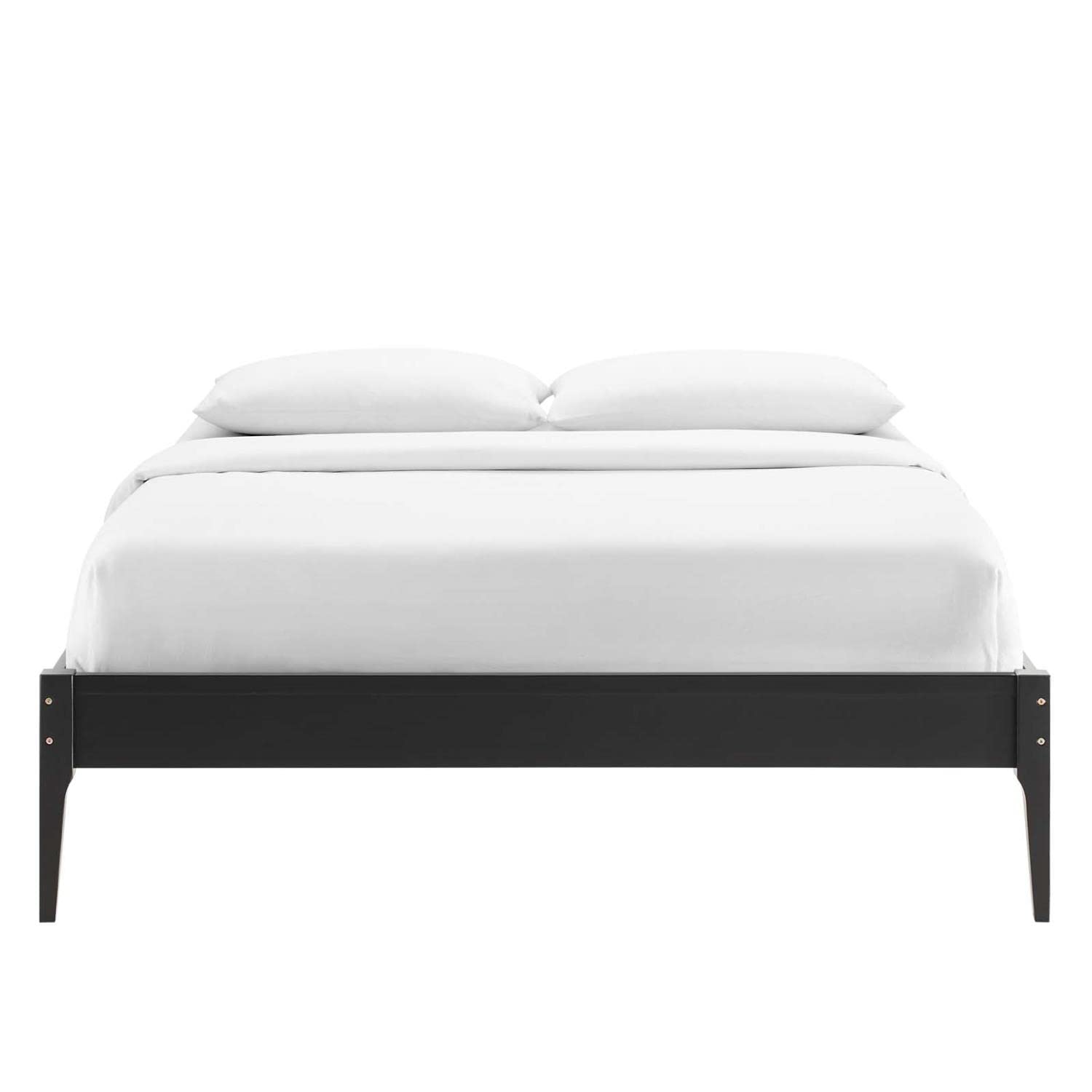 Modway MOD-6244-BLK June Twin Wood Platform Bed Frame, Black