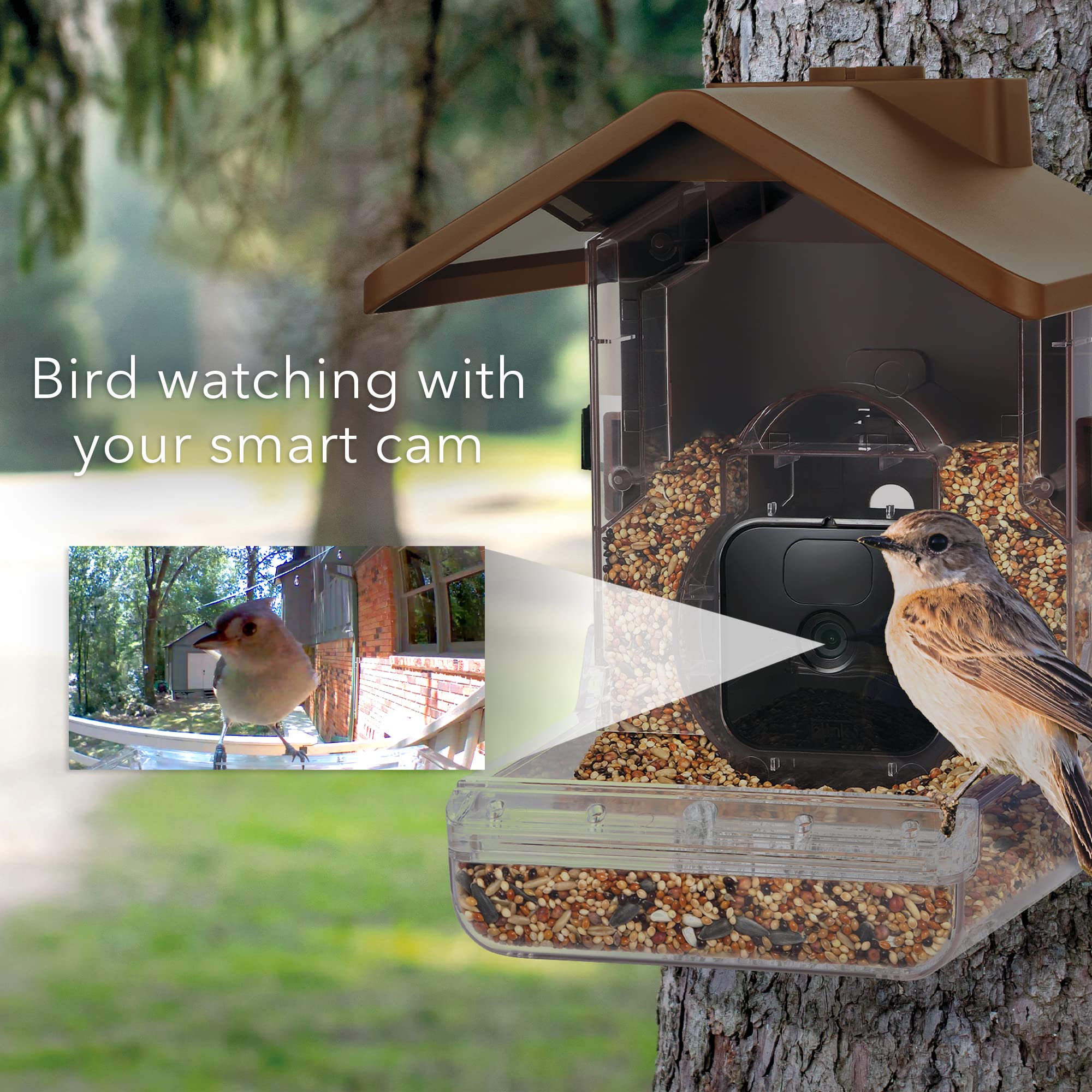 Wasserstein Ring Stick Up Camera Battery Bird Feeder Camera Case + Solar Panel Bundle