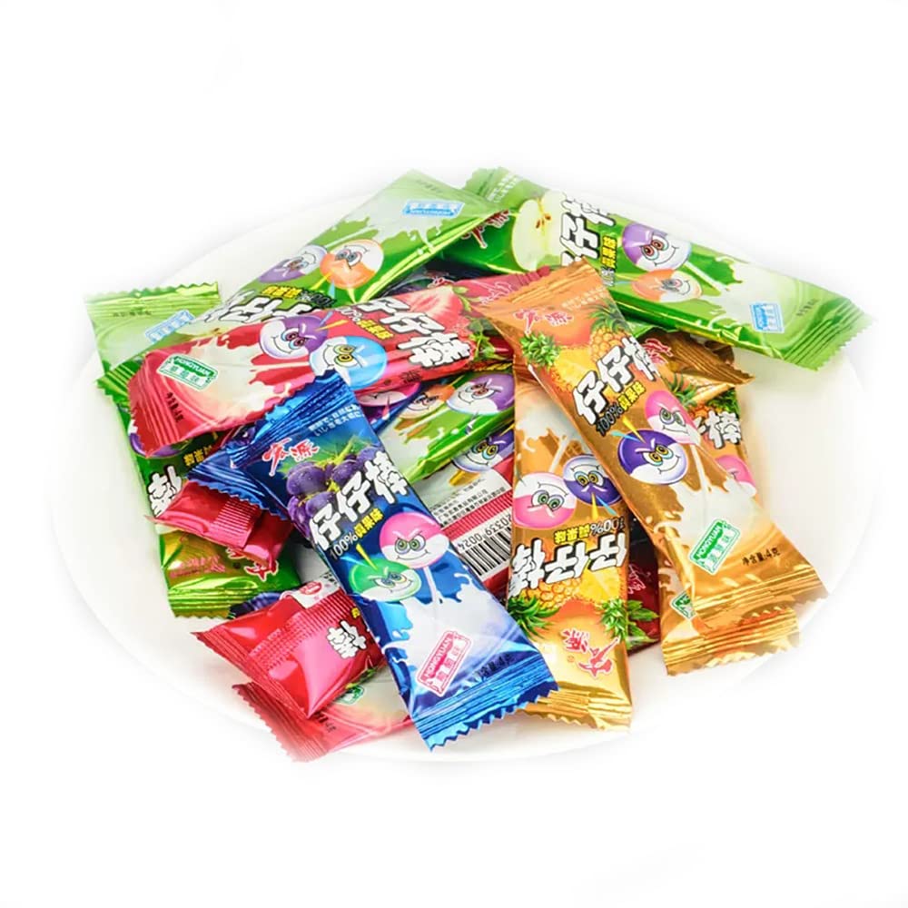 Lollipop Fruit Stick Lolly 80s 90s Nostalgic Snacks 80PCS 棒棒糖 80s 90s 怀旧小零食 (Mixed Flavor)