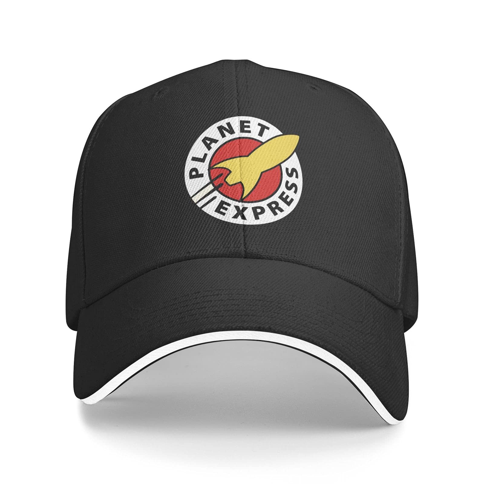 Planet Express Baseball Cap Trucker Hat Unisex Truck Driver Cap Sun Hat Black