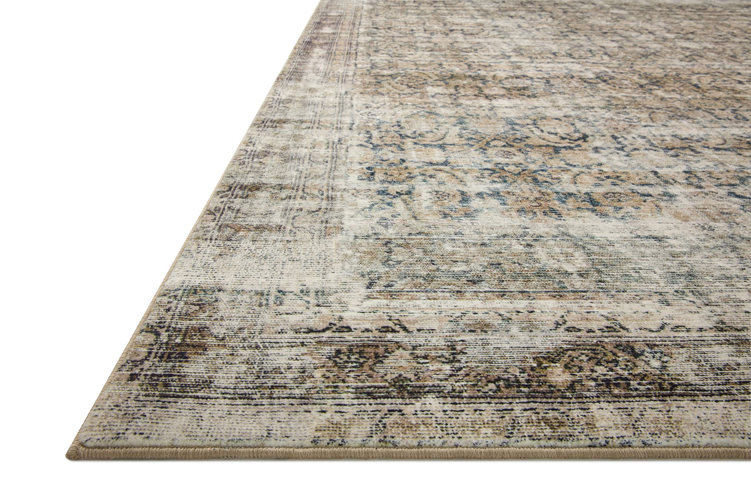 Loloi Amber Lewis x Morgan Navy/Sand 8'-3" x 11'-3" Area Rug