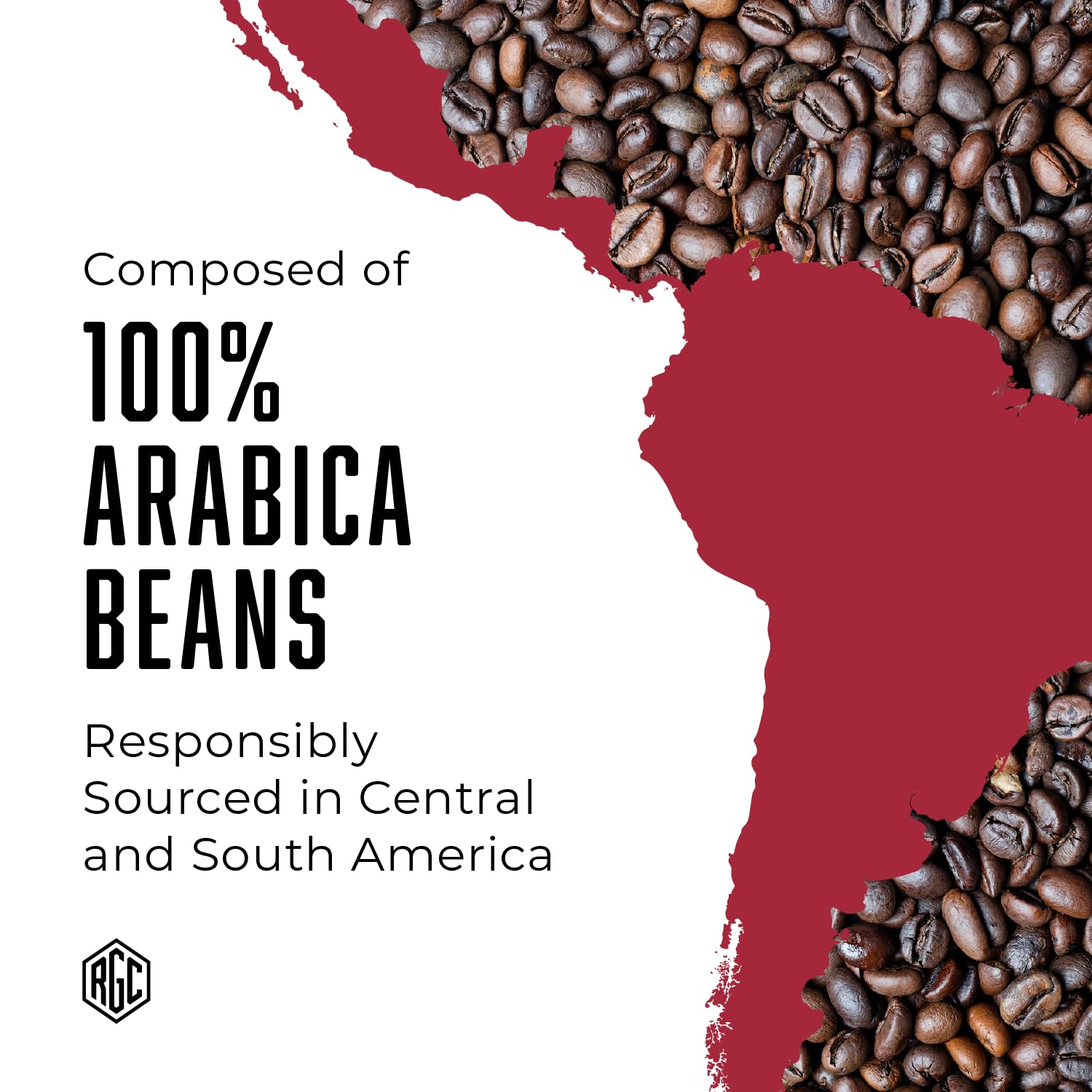 Real Good Coffee Company - Whole Bean Coffee - Decaf Medium Roast Coffee Beans - 2 Pound Bag - 100% Whole Arabica Beans - Grind at Home, Brew How You Like