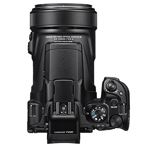 Nikon COOLPIX P1000 Bundle: 125x Optical Zoom, 4K Video, 64GB Card, Bag, Tripod, Filter Kit, Battery - Perfect All-in-One Package for Photographers & Creators