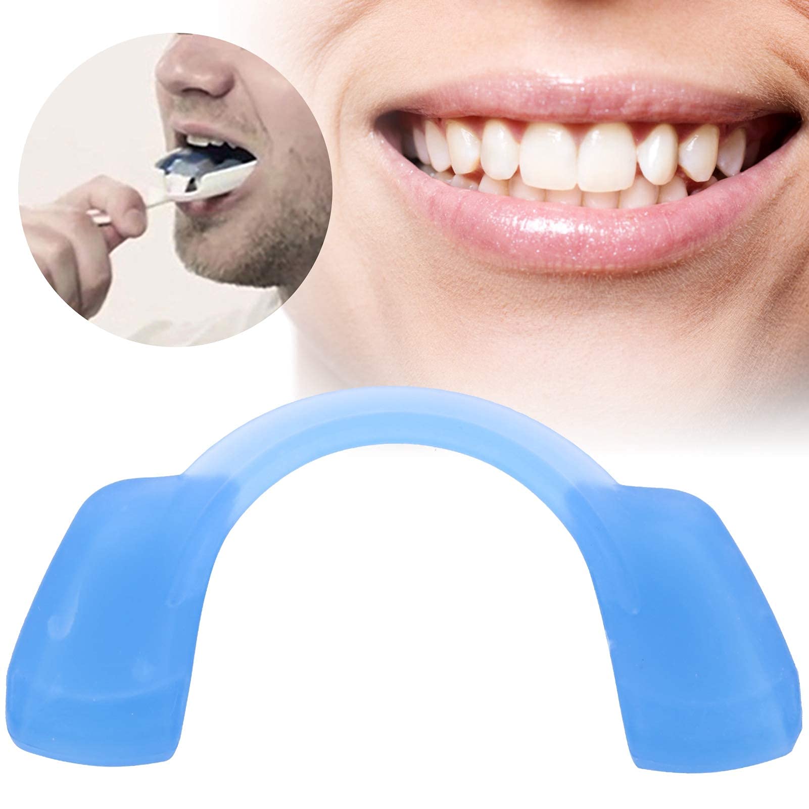 Tooth Guard,Mouth Guard for Clenching Teeth at Night,Comfortable Anti Grinding Dental Guard,Breathable Silicone Sleeping Clenching Tooth Protector Tool for Adult Children Prevent Grinding Outdoor Use