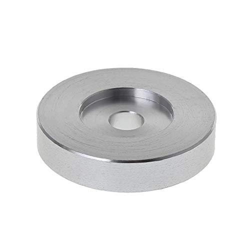 luosh Record Turntable Adapter 45 RPM Aluminum Silver for 7" Vinyl Technics SL1200 Series