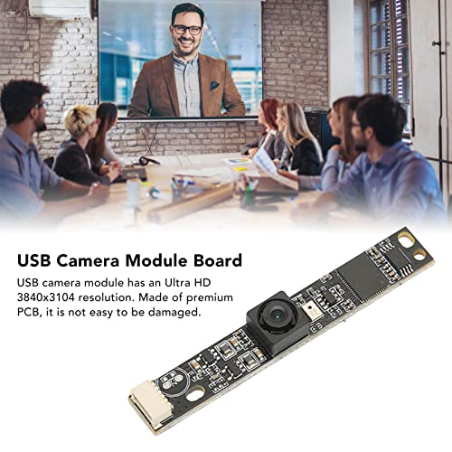 Yoidesu USB Camera Module, 12MP Ultra HD 3840x3104 USB Webcam Module Board, IMX258 COMS UVC USB 4K Video Webcam for Wide Angle HD 4K Conferences