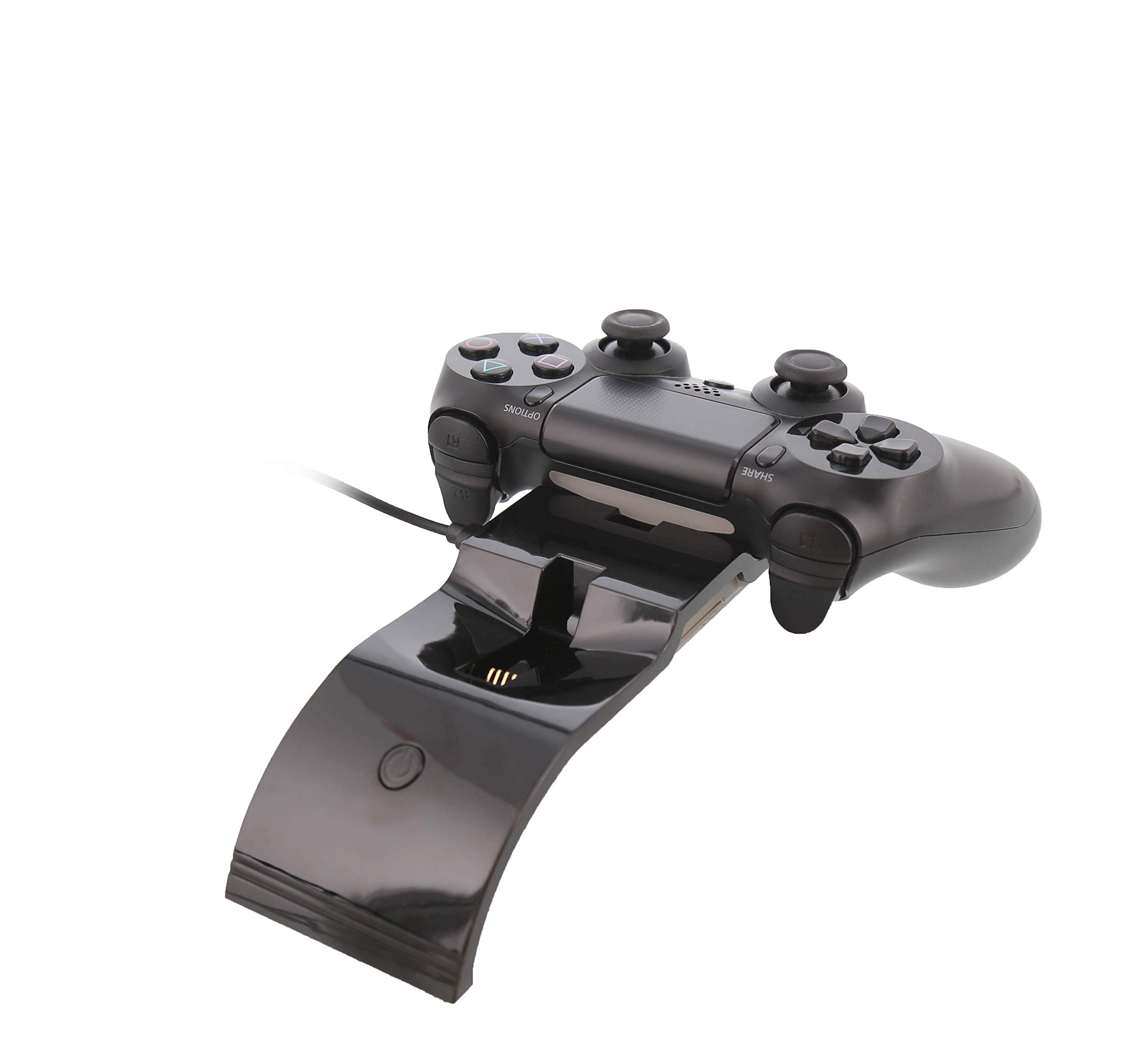 Nyko Charge Curve for PlayStation 4 - The Easiest Way to Charge your PS4 Controller - Drop and Charge Design - Low Profile - Blue Leds - Charges 2 Dualshock4 Controllers Simultaneously - PlayStation 4
