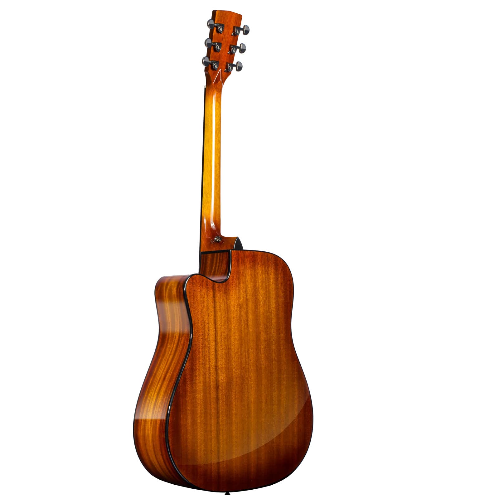 Topoworl 41 inch Acoustic Guitar Spruce Sapele Wood Guitar for Beginner Teens Adult with Guitar Strap Capo Pick Guard Plate S25G D Type Chamfer