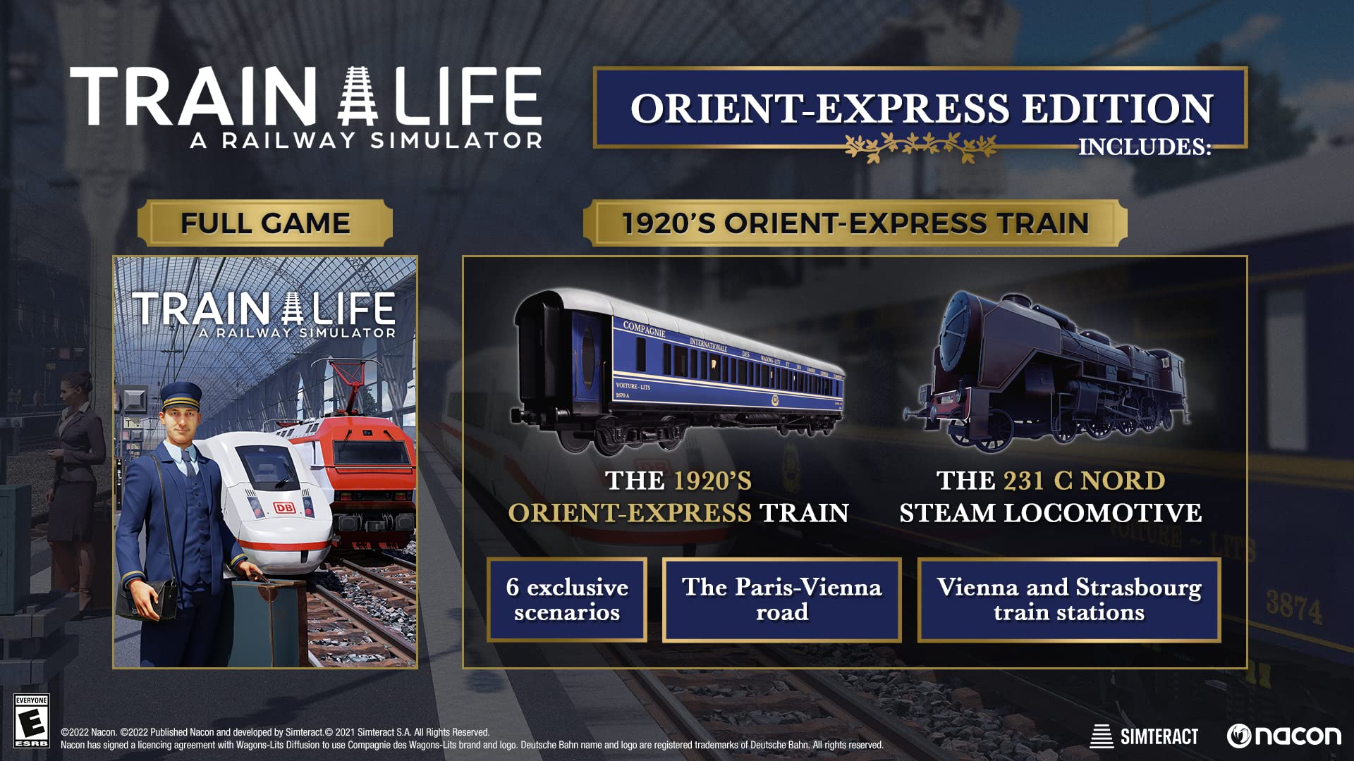 Train Sim World 3 (PS4) and Train Life: A Railway Simulator - The Orient-Express Edition (PS4) Bundle
