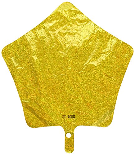 Party Destination Gold Prismatic Star 18" Foil Balloon