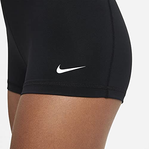 Nike Women's Pro 365 3in Shorts, Black/White, Large